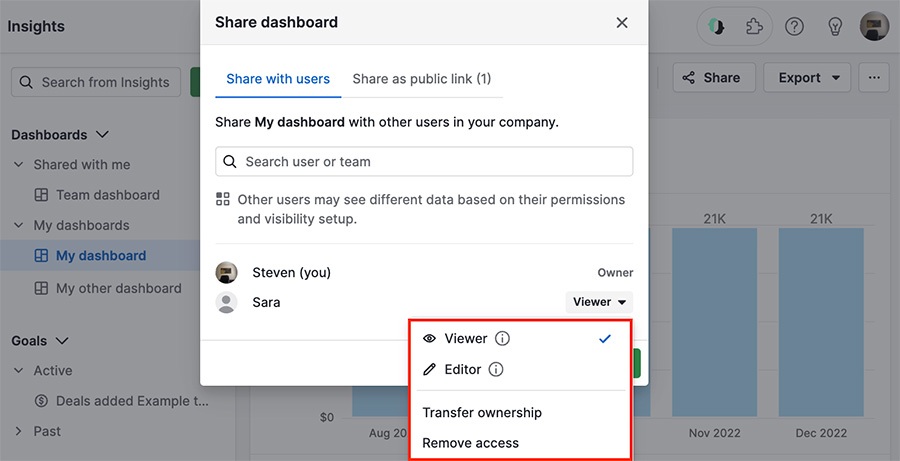 Shareable Insights - Knowledge Base | Pipedrive